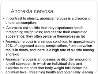 Biological foundation of behaviour- hunger | PPTX