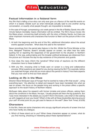 'Hunger' study guide | PDF