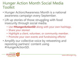 September is Hunger Action Month | PPT