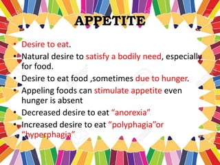 Hunger,appetite,satiety | PPTX