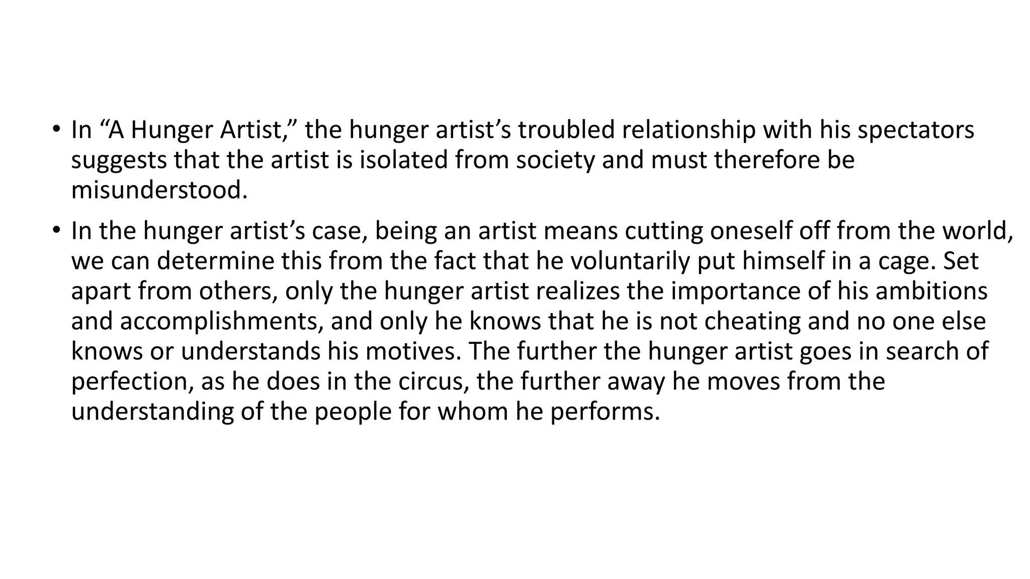 The Hunger Artist By Franz Kafka in.pptx
