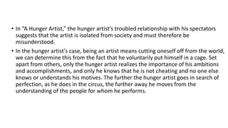 The Hunger Artist By Franz Kafka in.pptx