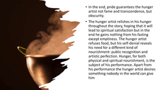 The Hunger Artist By Franz Kafka in.pptx