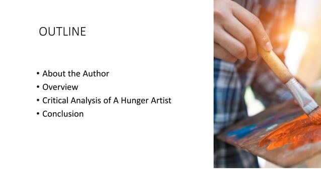 The Hunger Artist By Franz Kafka in.pptx