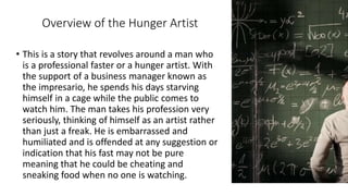 The Hunger Artist By Franz Kafka in.pptx