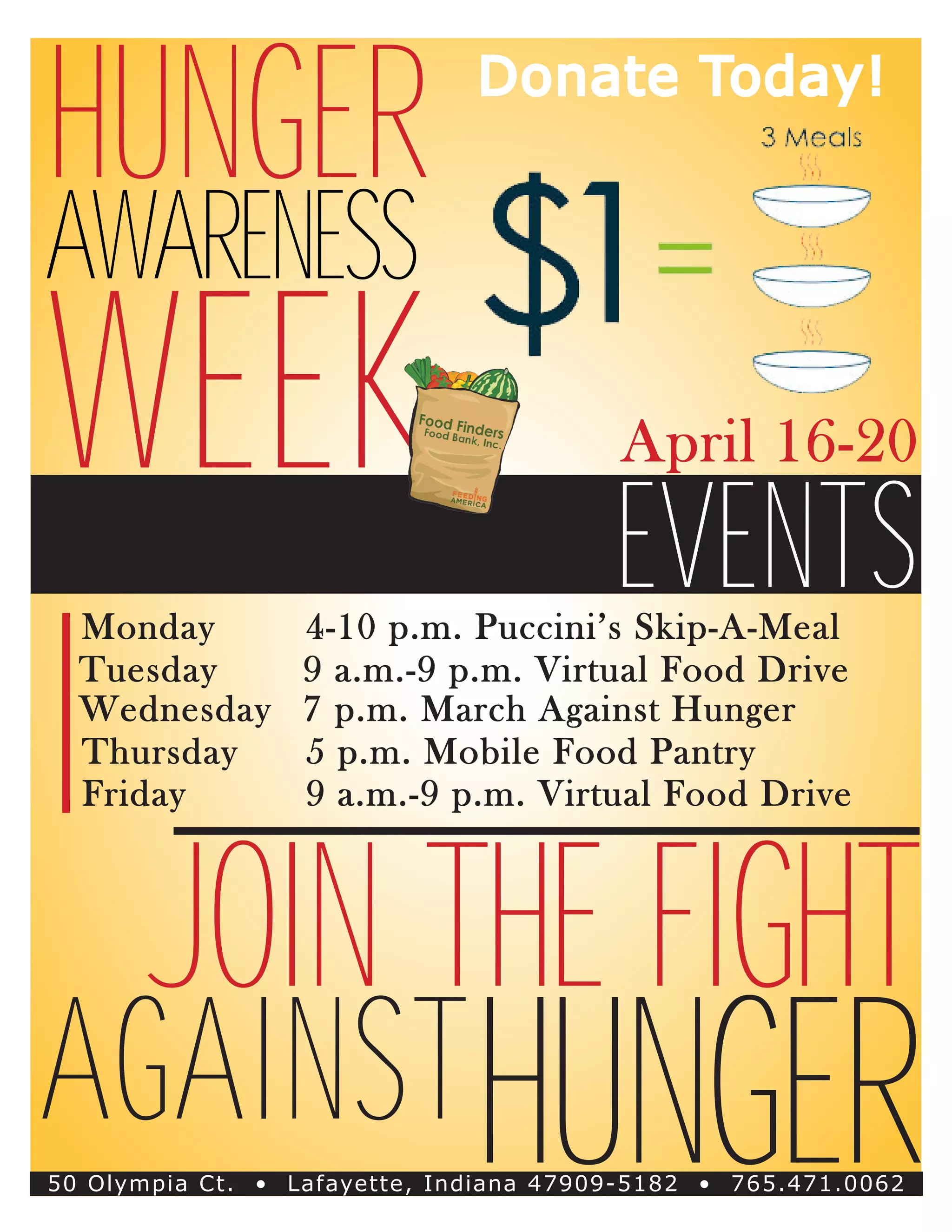 Hunger Awareness Flyer | PDF