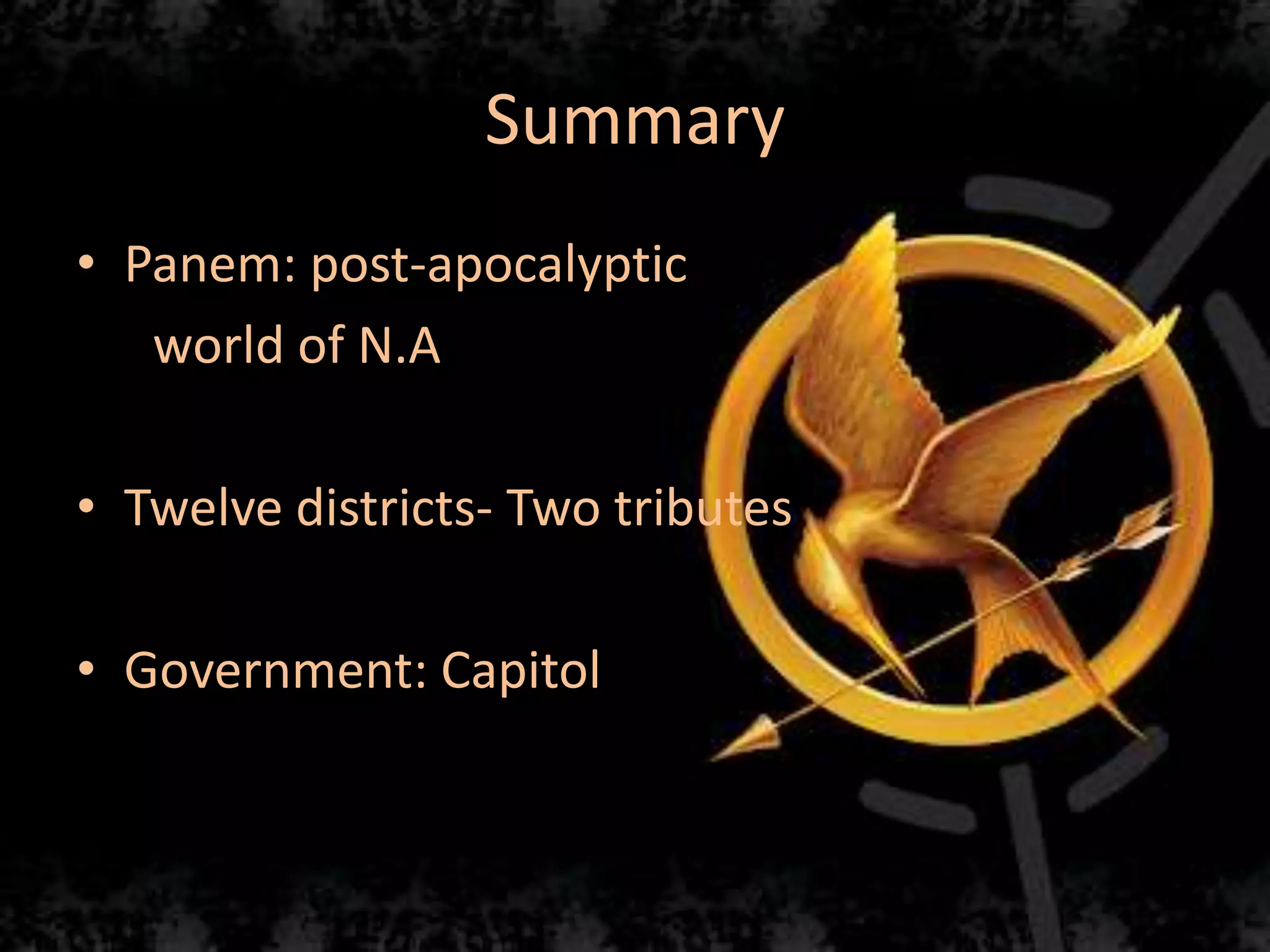 Hunger Games Presentation | PPTX | Books and Literature