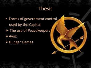 Hunger Games Presentation | PPTX | Books and Literature