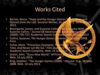 Hunger Games Presentation | PPTX | Books and Literature