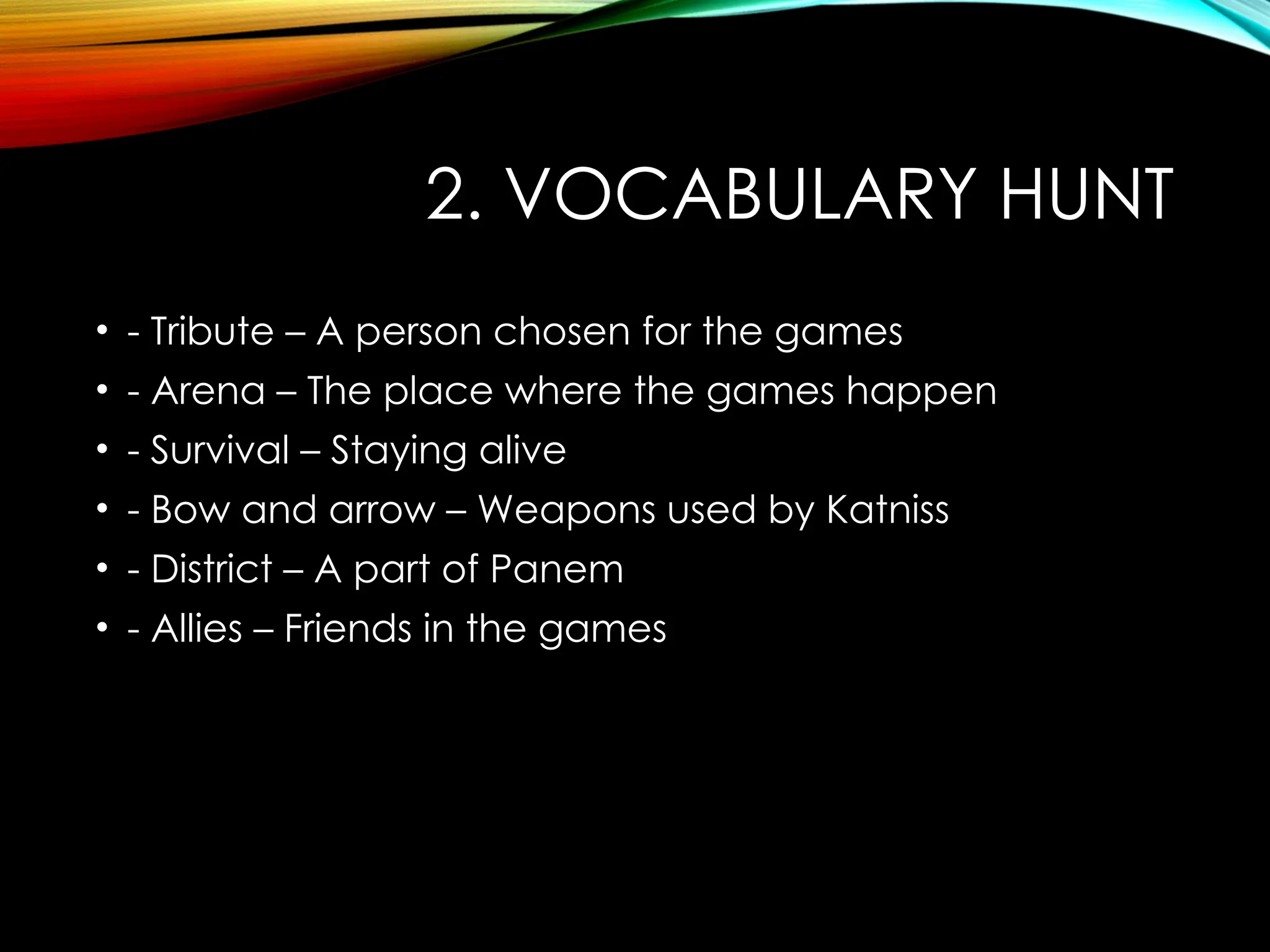 Hunger_Games_Activity.pptx atividade em inglês | PPTX