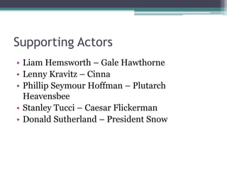 Hunger games catching fire case study | PPTX