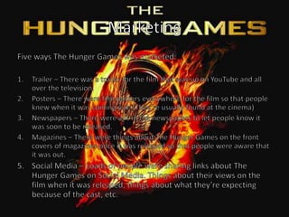 Hunger games powerpoint | PPTX
