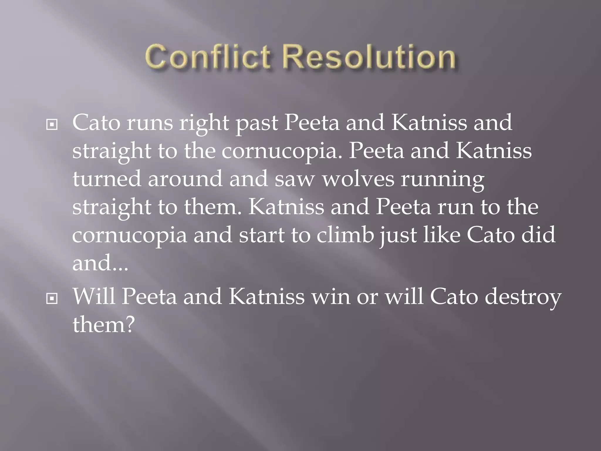 Hunger games power point project finished | PPTX