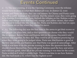 Hunger games power point project finished | PPTX