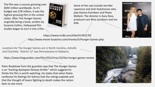 Film Research Task | PPT