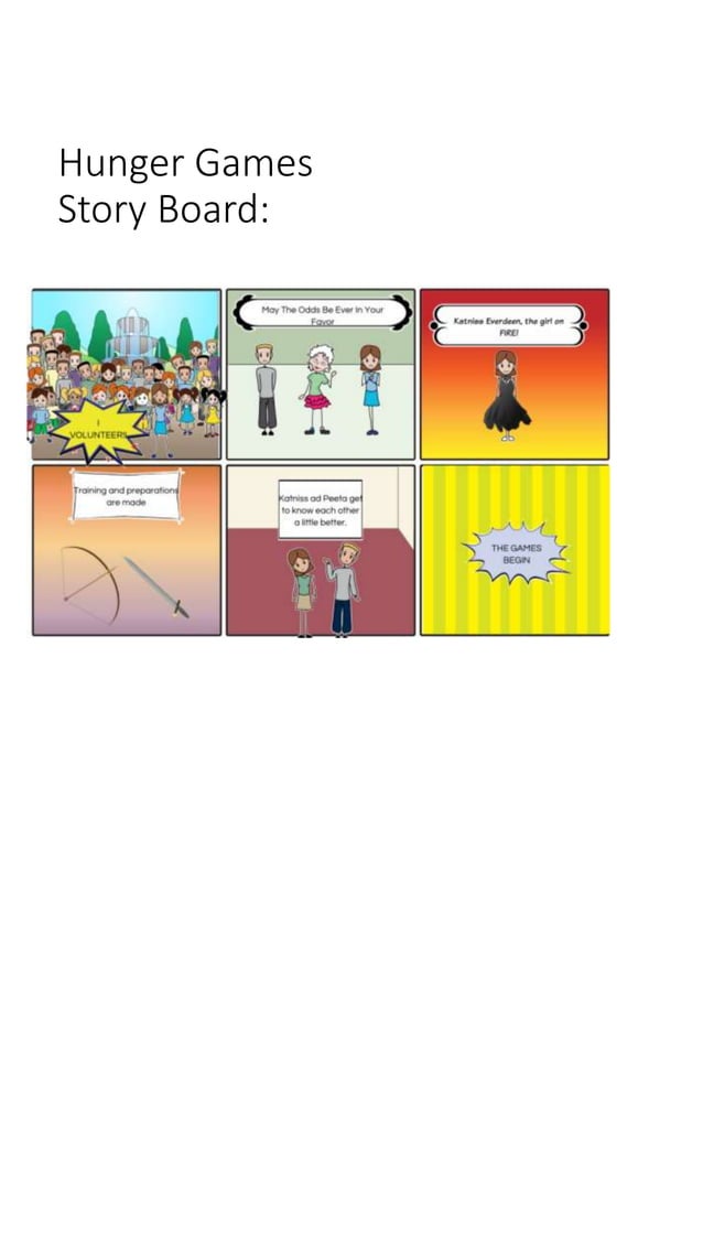 Hunger games storyboard | PPTX