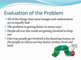 Hunger in africa | PPTX