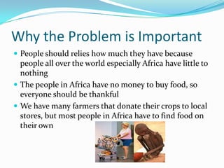 Hunger in africa | PPTX