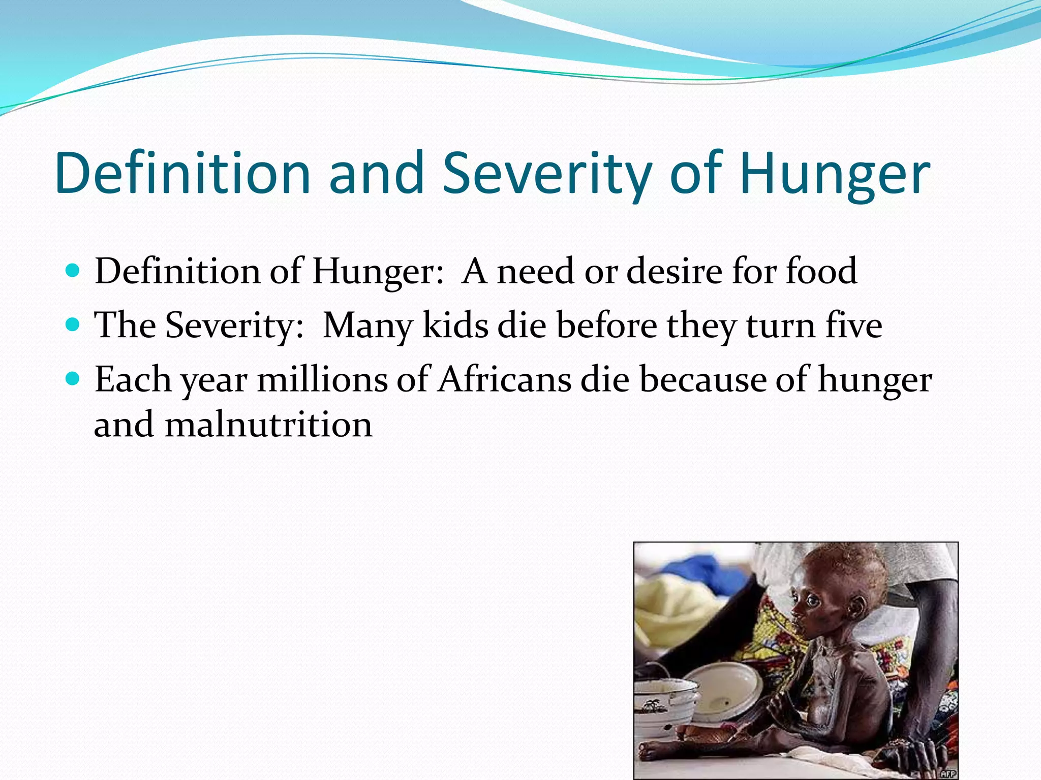 Hunger in africa | PPTX