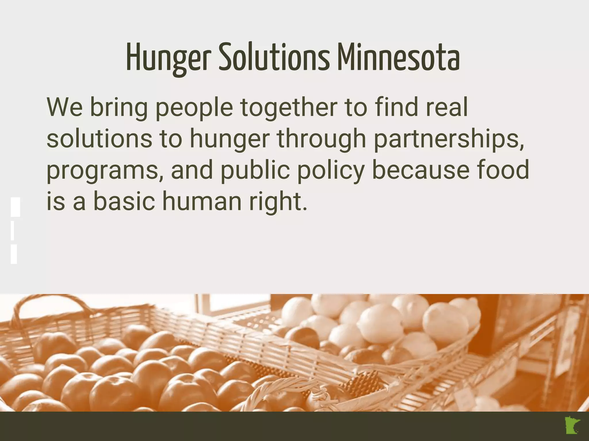 Hunger in Minnesota | PPTX