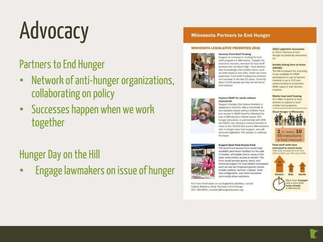 Hunger in Minnesota | PPTX