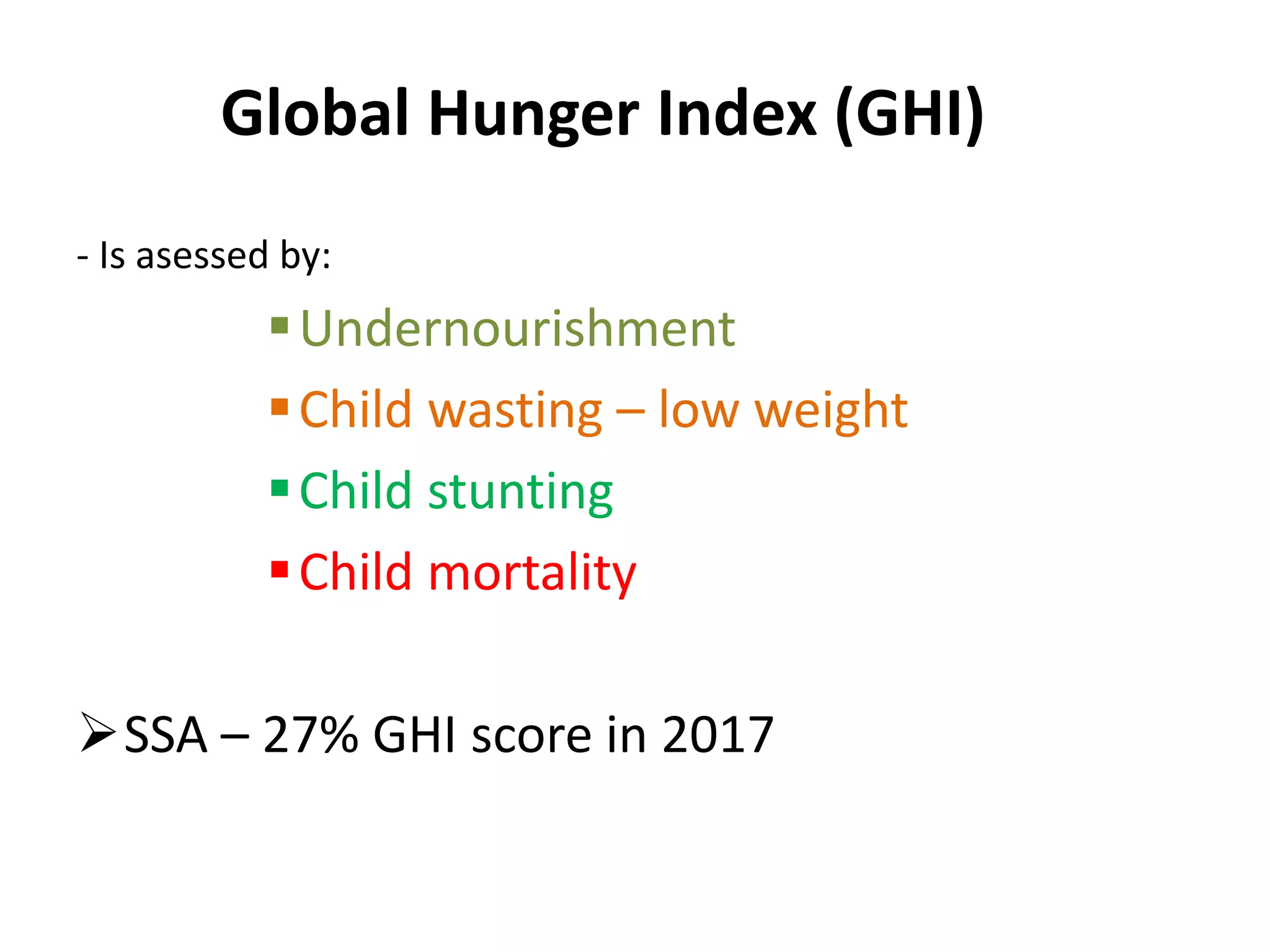 Hunger paradox in Sub-Saharan Africa | PDF