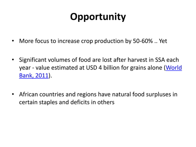 Hunger paradox in Sub-Saharan Africa | PDF