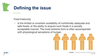 Hungry For Change: Addressing food insecurity on our campuses | PPTX