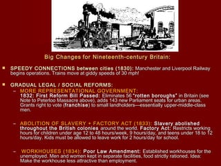 The Industrial Revolution and "The Hungry Forties" | PPT