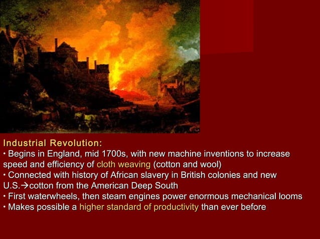 The Industrial Revolution and "The Hungry Forties" | PPT