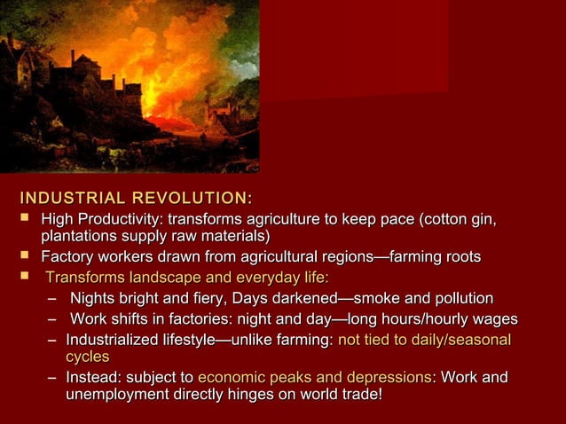 The Industrial Revolution and "The Hungry Forties" | PPT