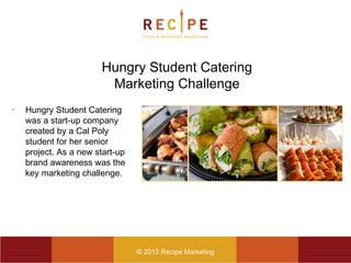 Hungry Student Catering Case Study | PPT