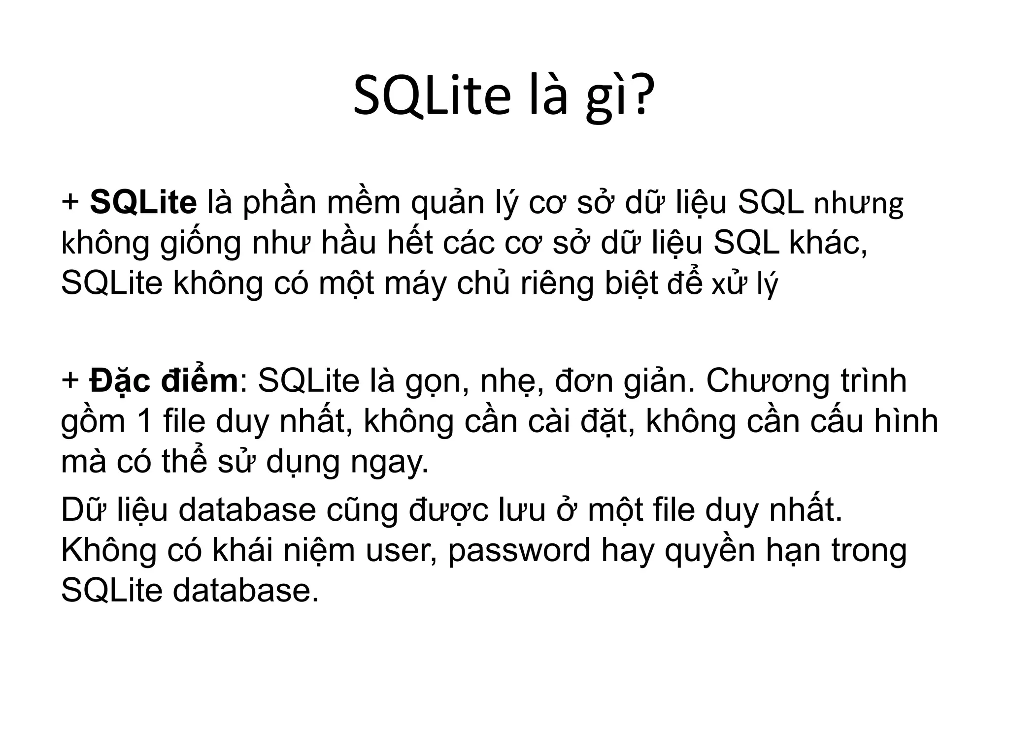 Basic Sqlite in Android | PPTX