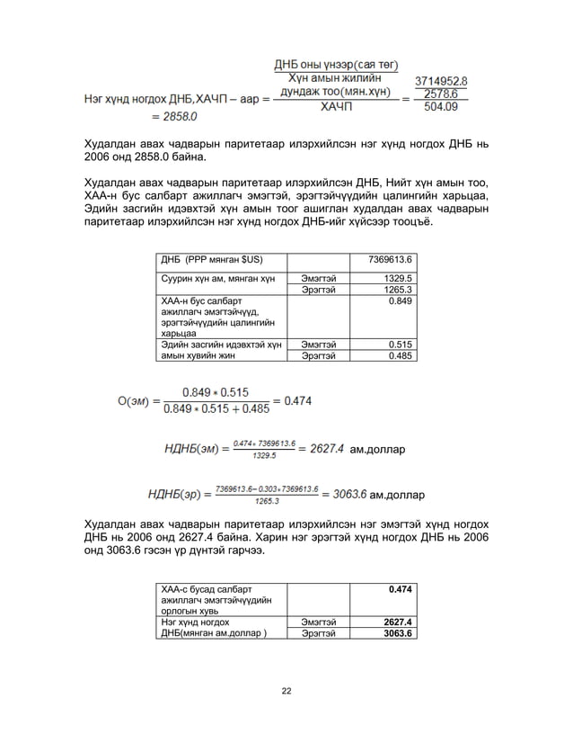 Hunii hogjliin indexiig tsootsoh | PDF