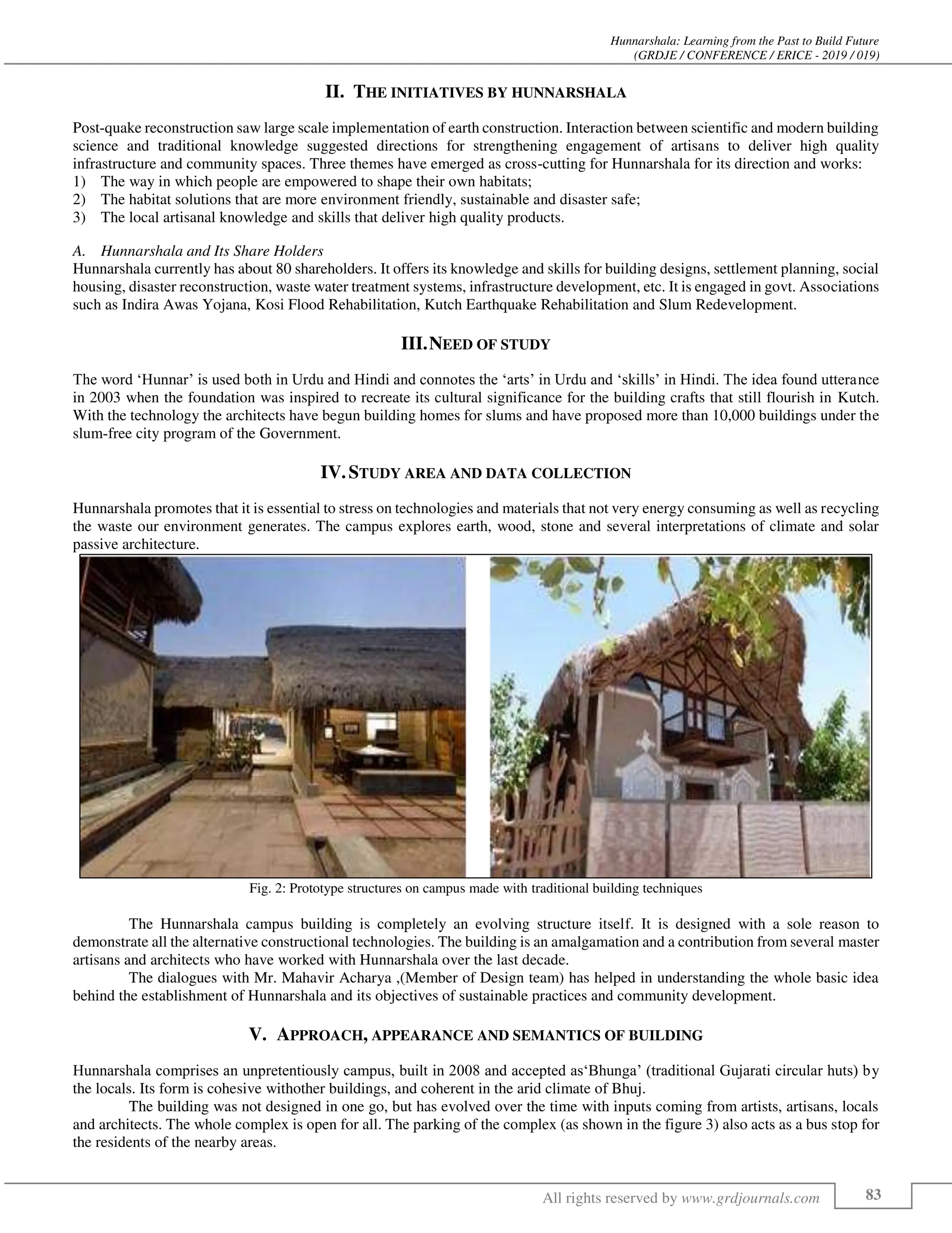 Hunnarshala Learning From The Past To Build Future | PDF