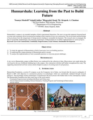 Hunnarshala Learning From The Past To Build Future | PDF