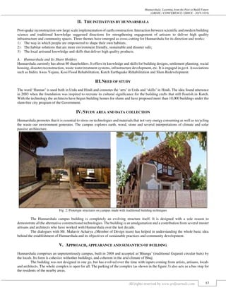 Hunnarshala Learning From The Past To Build Future | PDF