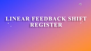 Logic built in self test techniques based on FPGA | PPT