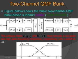 SIMULATION OF QMF FILTER Bank | PPTX