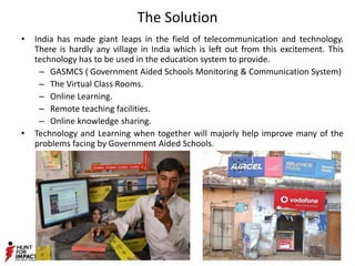 Technology in government aided schools | PPTX