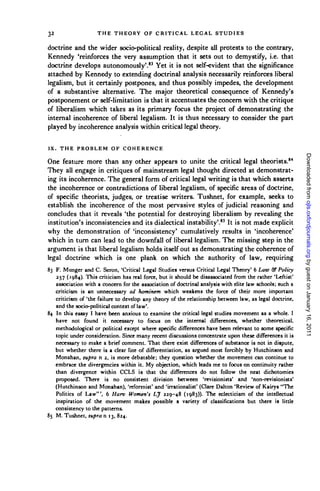 Hunt 1986 theory of critical legal studies | PDF