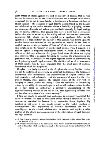 Hunt 1986 theory of critical legal studies | PDF