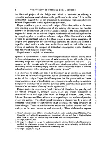 Hunt 1986 theory of critical legal studies | PDF