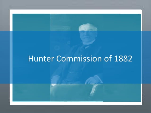 Hunter Commission Report: The First Education Commission in Indian ...