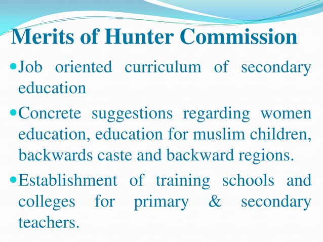 Hunter Commission.pdf | Primary Education | Education