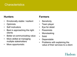 Hunter farmer ....a sales model… or competences needed within every ...