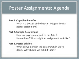Poster Assignments | PPTX