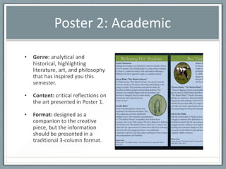 Poster Assignments | PPTX