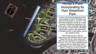 The Hunter's Point South Waterfront Park Project | PPTX