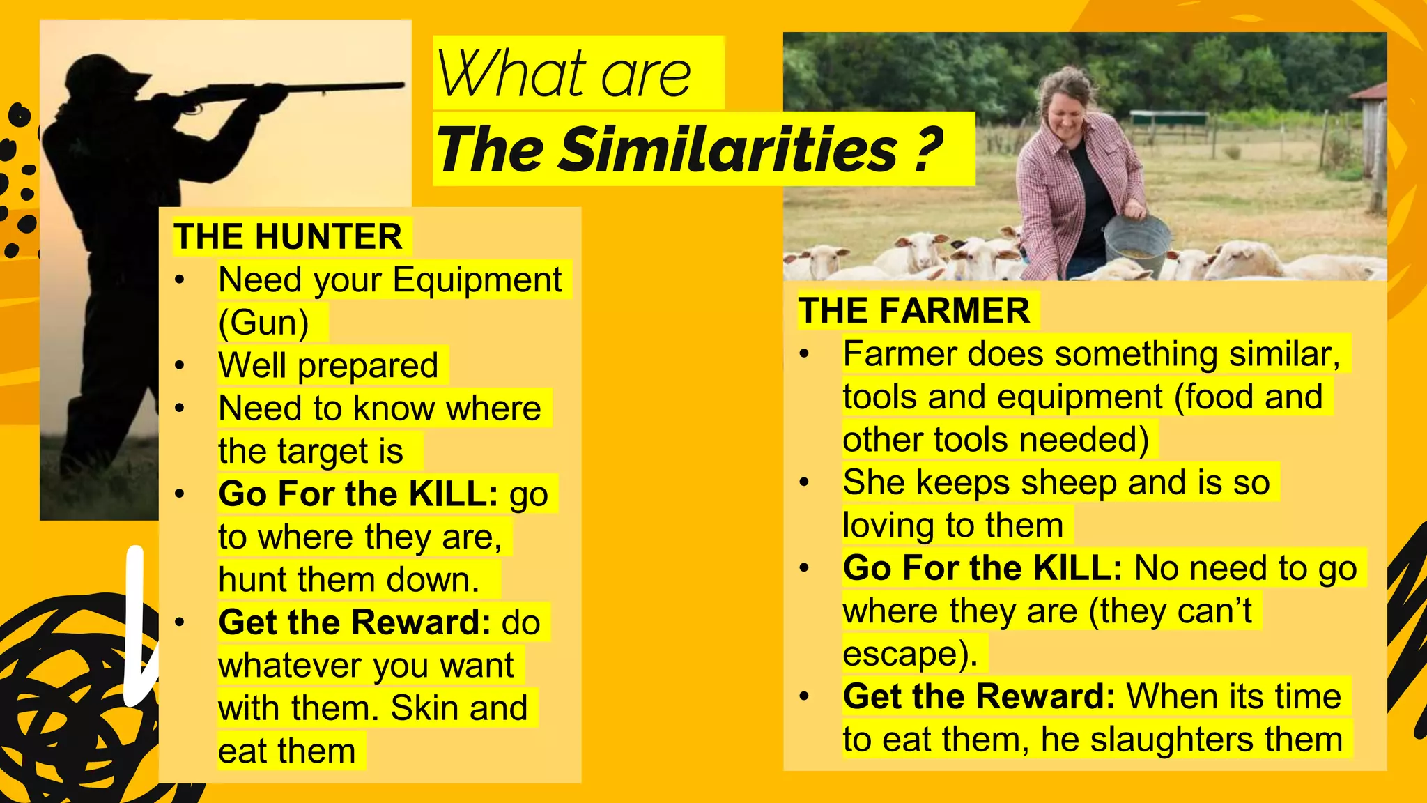 Hunter vs farmer | PPTX